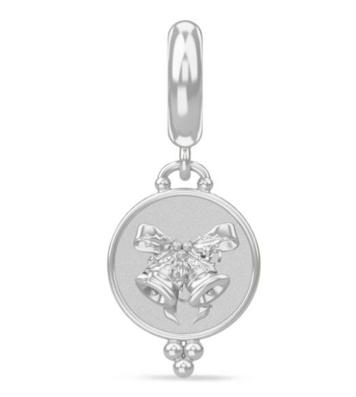 Jingle Bells Coin Silver Charm – Something Different Shopping